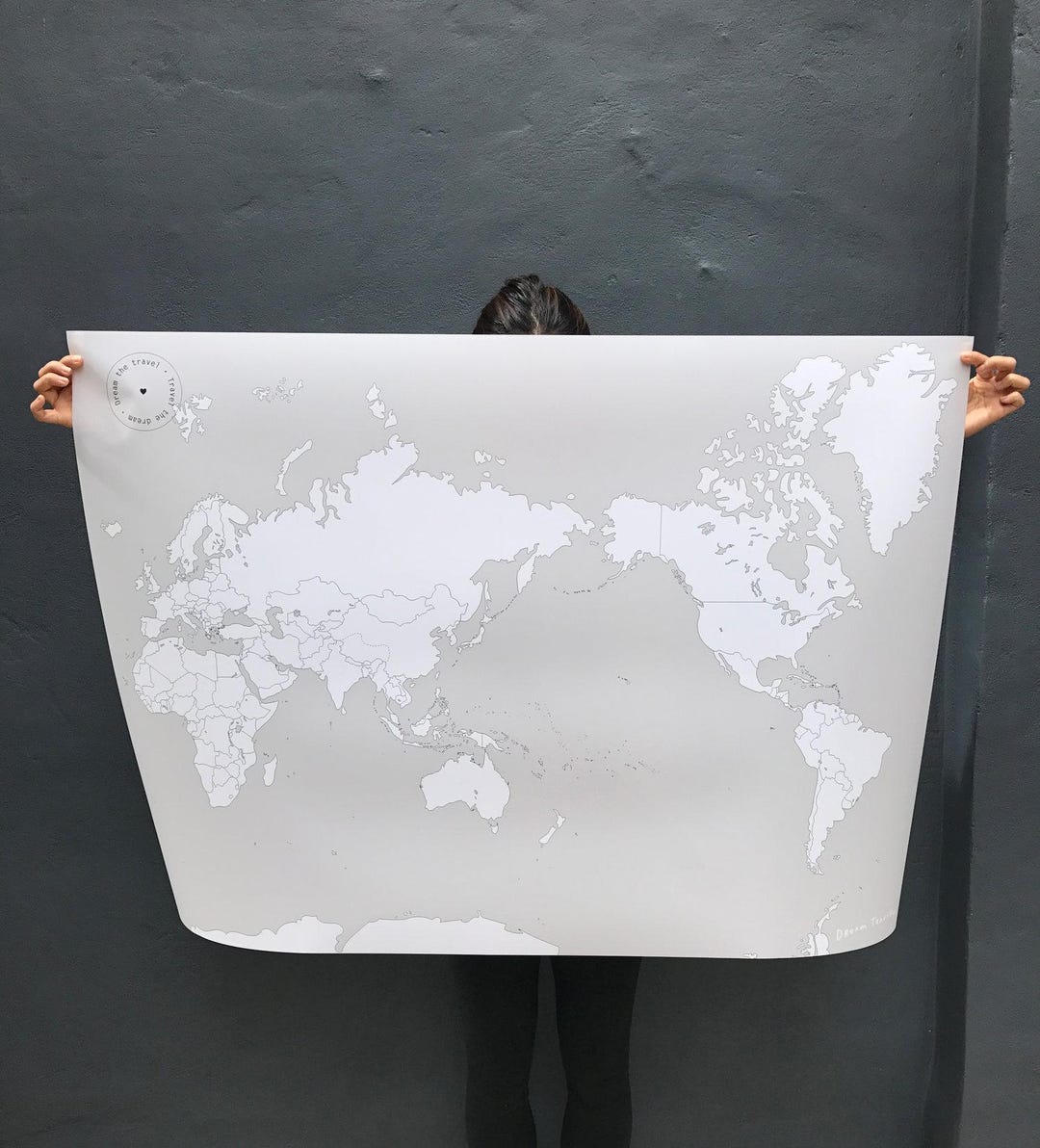 Dream Traveller World Map - Etsy