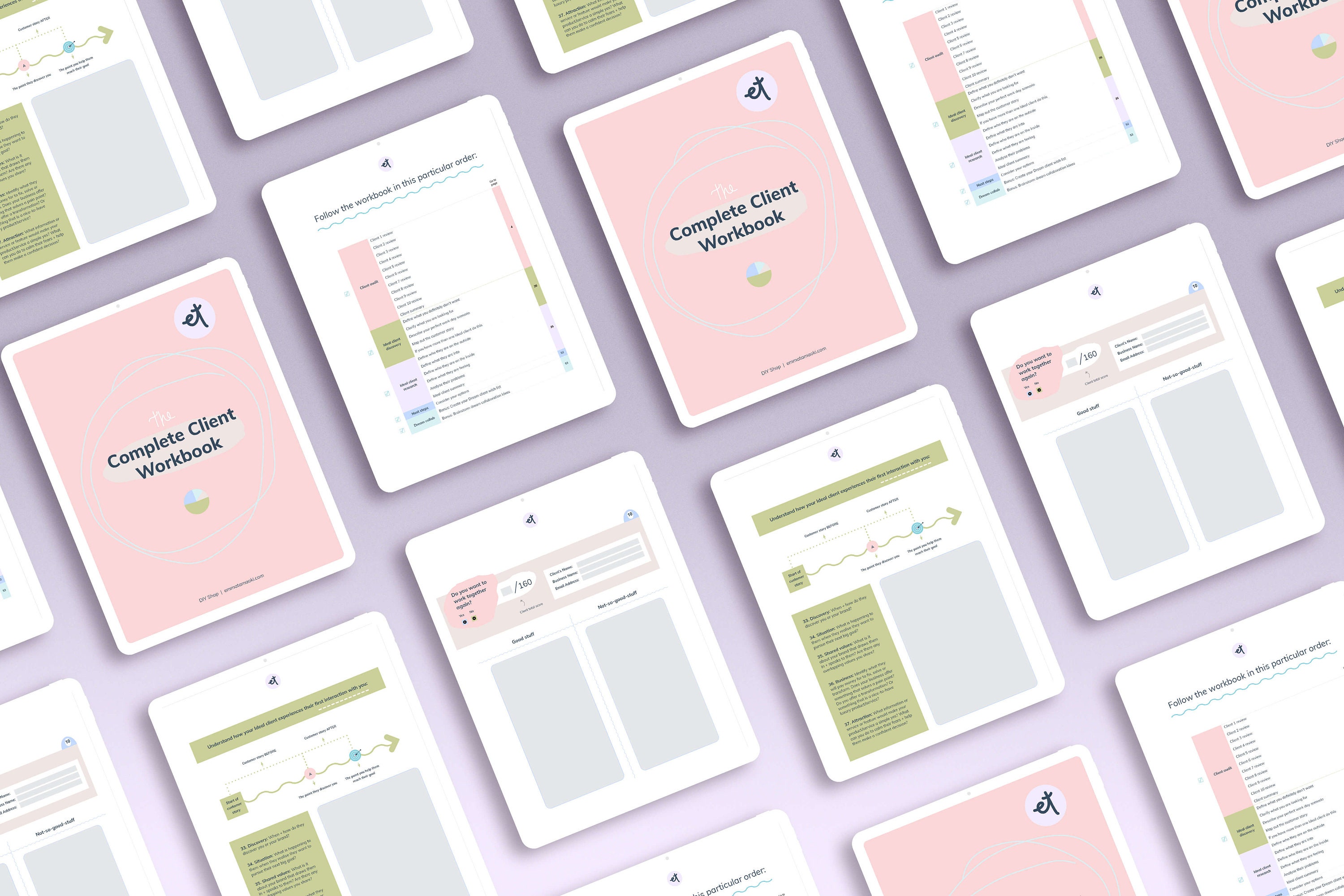 Complete Client Workbook - Etsy