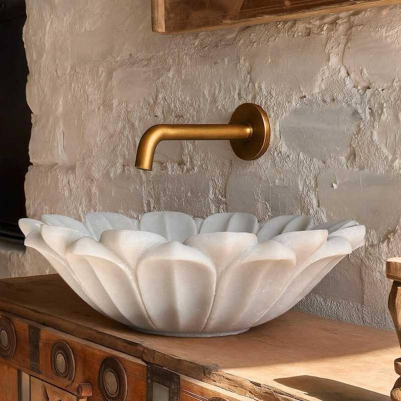 Hand Basins Round Marble - Etsy UK