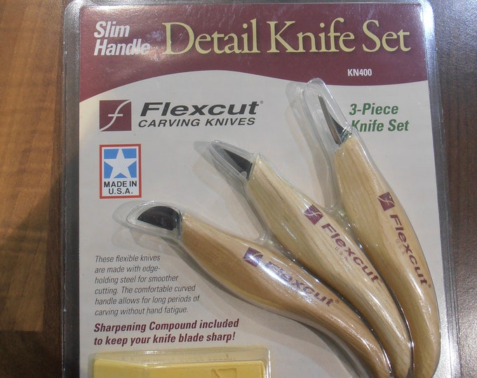 Flexcut 3 Piece Detail Carving Tool Set KN400 - Etsy