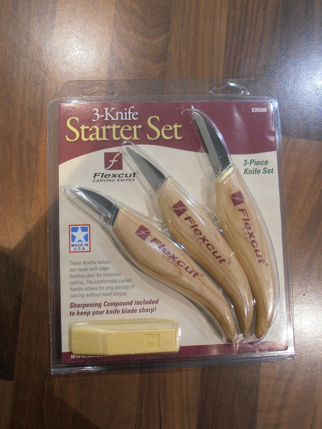 Flexcut 3 Piece Starter Carving Tool Set KN500 - Etsy UK