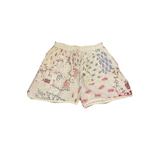 Handmade Men and Women's Patchwork Short Pant, Boho Hippie Comfortable ...