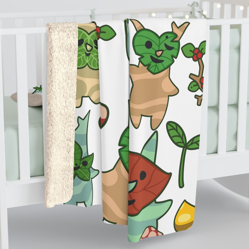 Korok Fleece Blanket Zelda Cozy Gamer Gift Game Room Decor for - Etsy