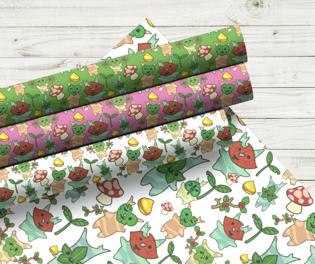 Korok Wrapping Paper for Birthday Zelda Gift Wrap for Video Gamer Gift ...