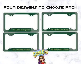 Zelda License Plate Frames - Etsy