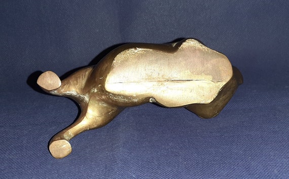 Solid bronze cat - Gem