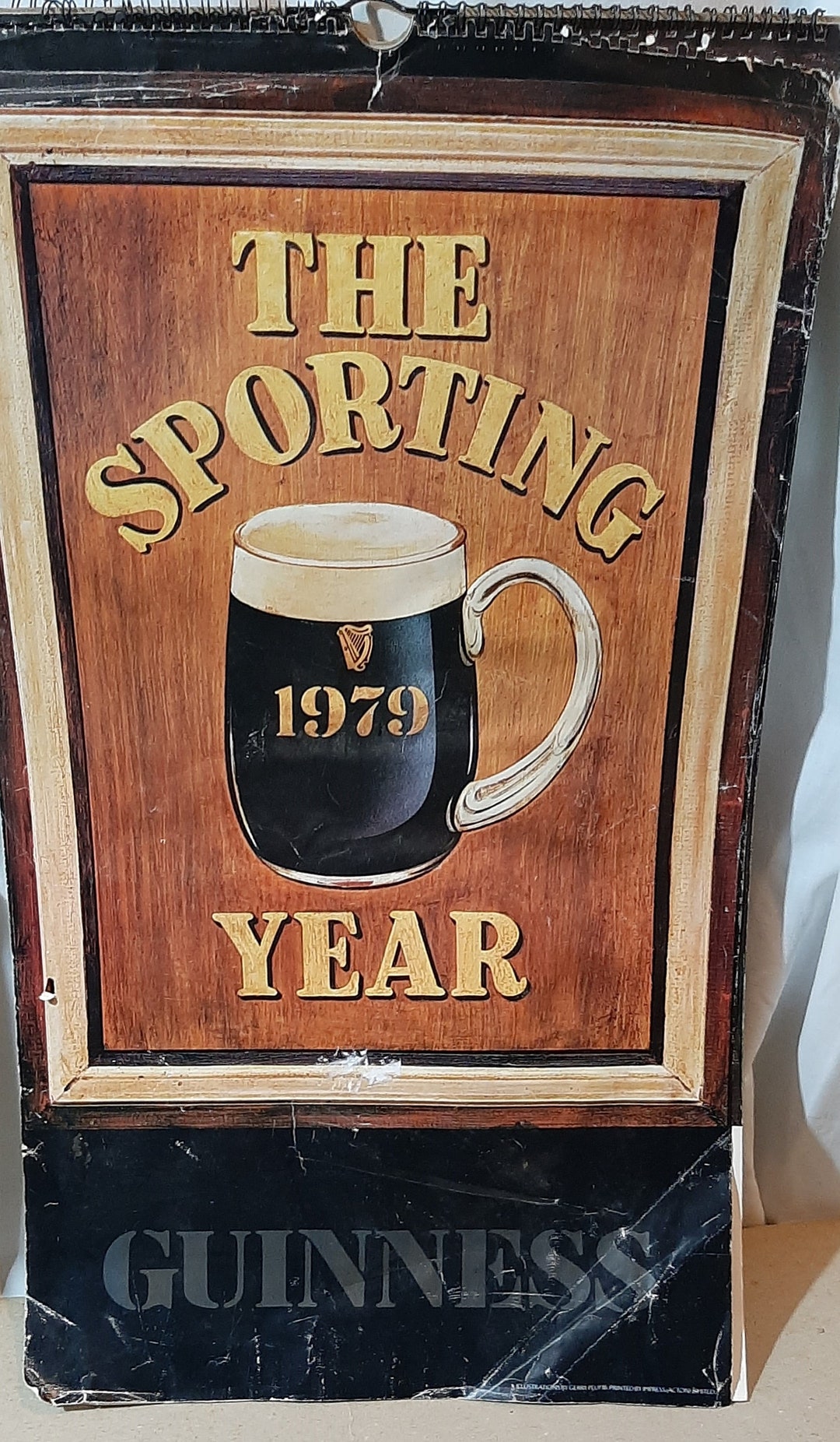 Guinness Calendar 1979. the Sporting Year - Etsy