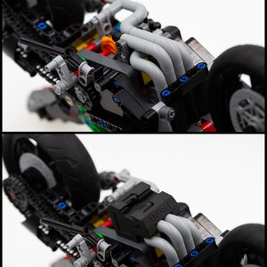 KAWASAKI NINJA H2R - 42170 - Wall Mount for LEGO Set Motorcycle • Two ...