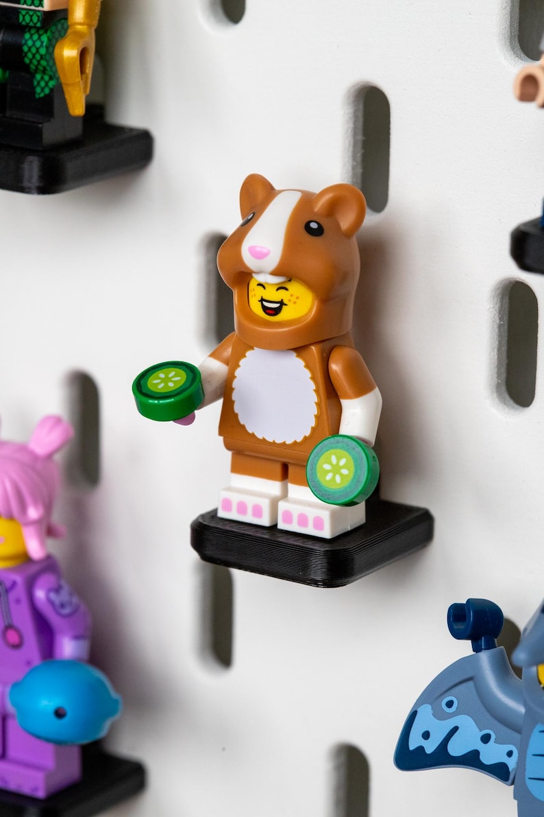 IKEA SKADIS - LEGO Minifigure Holder for Pegboard • Wall Hanging ...