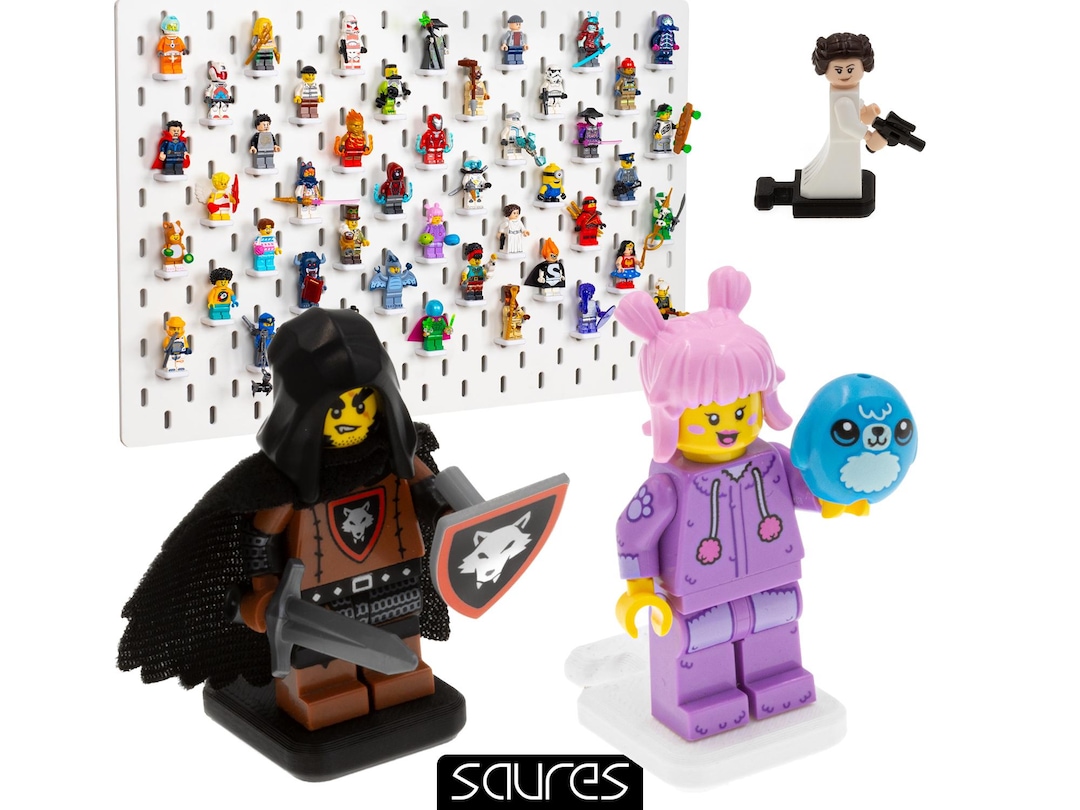 IKEA SKADIS - LEGO Minifigure Holder for Pegboard • Wall Hanging ...