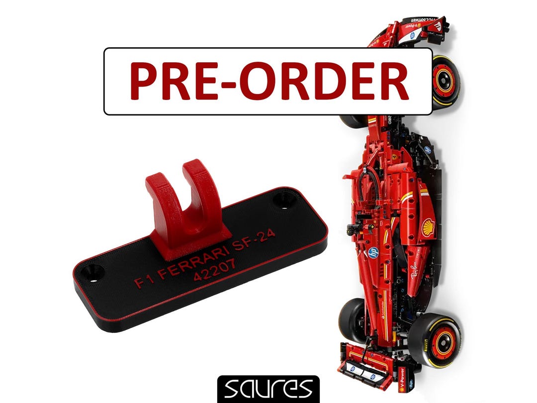F1 Ferrari SF-24 42207 Wall Mount for LEGO Technic Formula 1 Lego ...