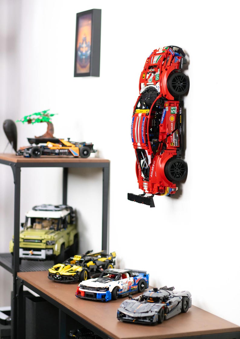 Ferrari 488 GTE 42125 - Wall Mount for LEGO • Wall Hook • Wall Hanging ...