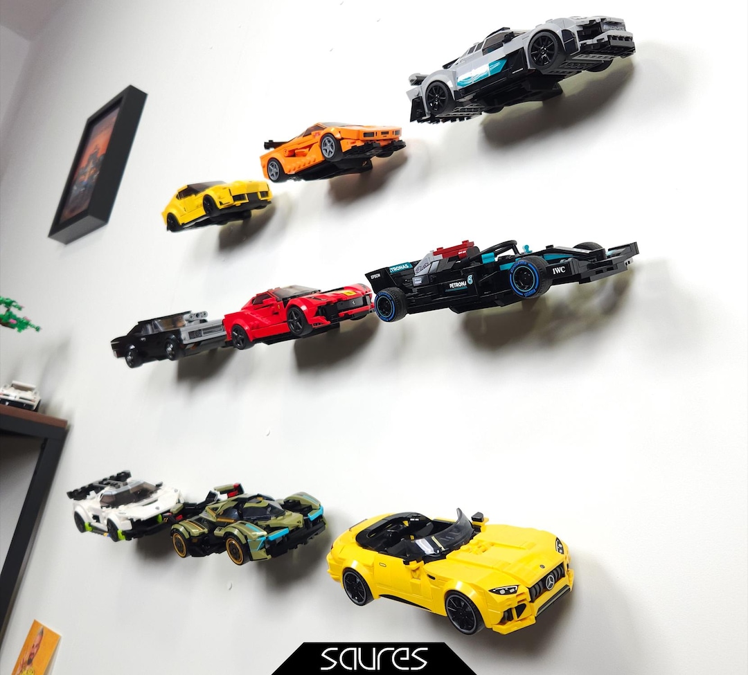 Wall Mount for LEGO Speed Champions – Car Display Holder for LEGO ...