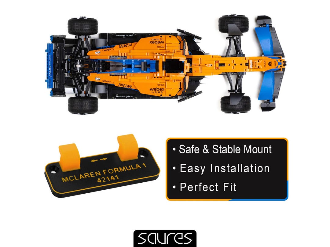 Mclaren Formula 42141 • Wall Mount for LEGO Set • Version 3 - Version 3 ...