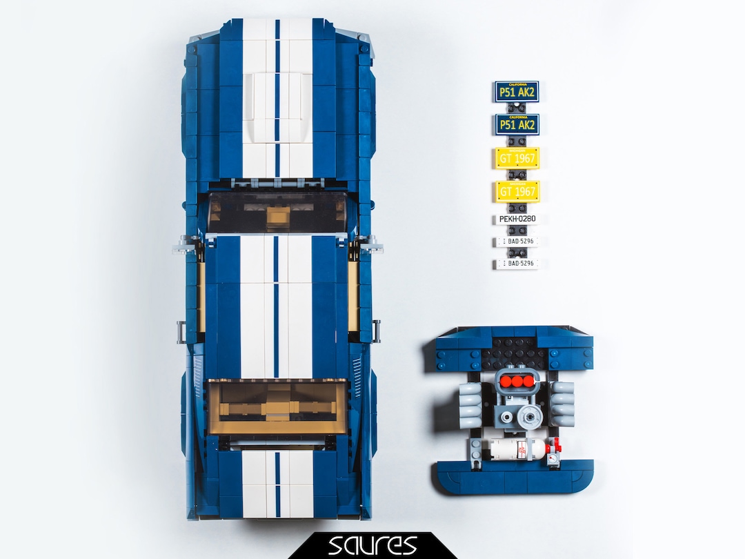 FORD MUSTANG 10265 - Wall Mount for LEGO Set, Tuning Accessories and ...