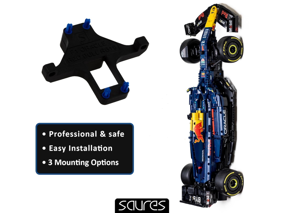 RASTAR - F1 Oracle Red Bull RB19 - 92410 • Wall Mount for LEGO • Wall ...