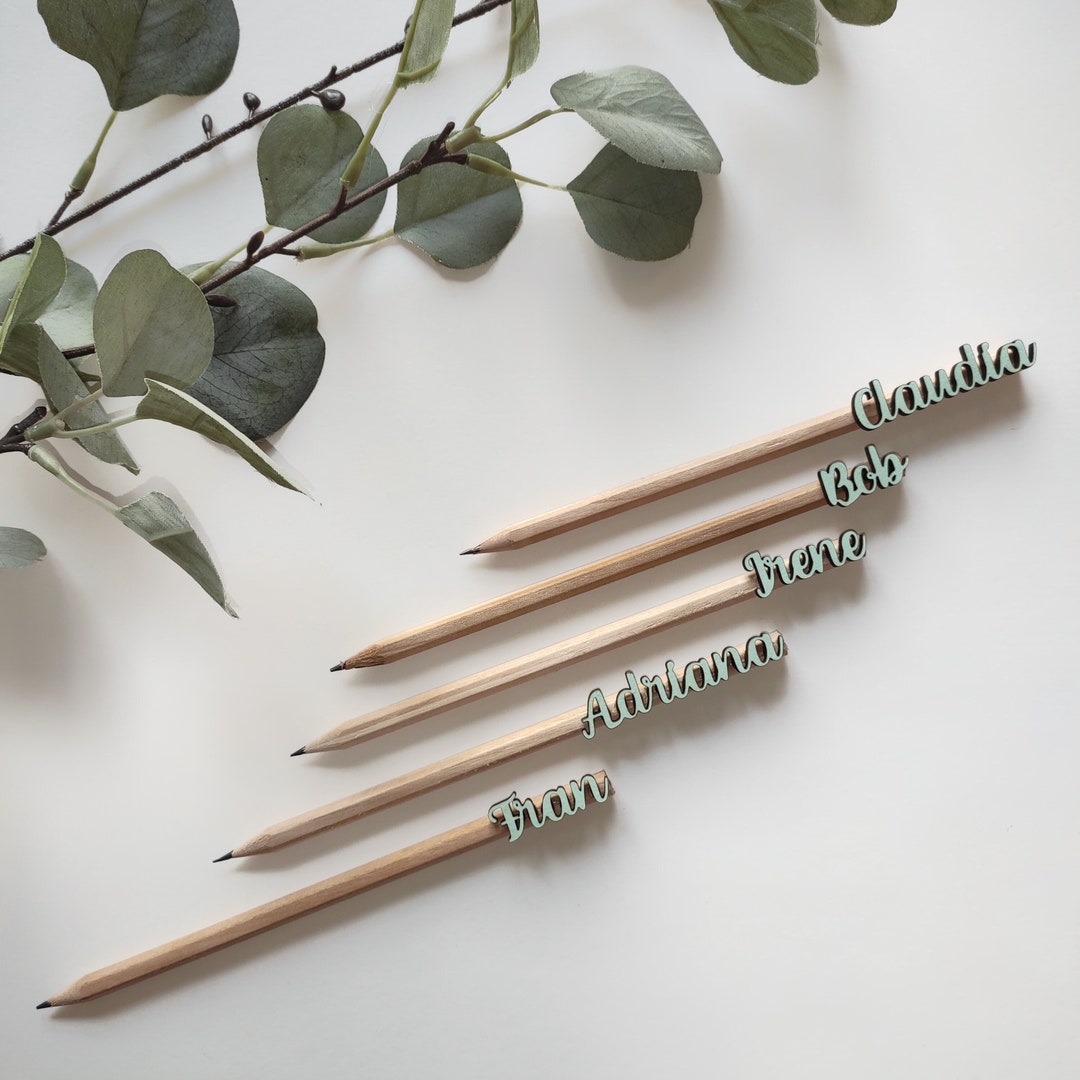 Personalized Wooden Pencils With Name - Etsy