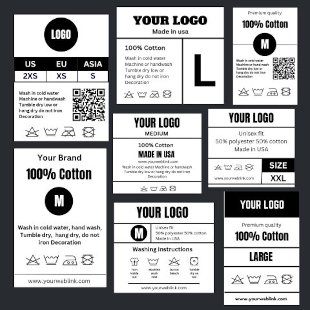Label Templates, Canva and Downloadable Files SVG DTF Dxf Eps Business ...