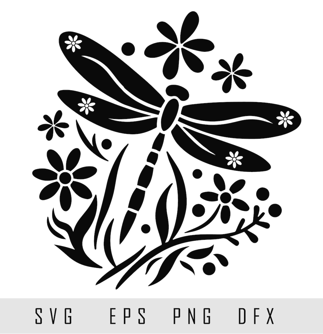 Dragonfly PNG, Dragonfly SVG File, Dragonfly Vector, Insect Svg, Wings ...