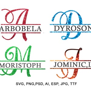 Monogram SVG Bundle, Perfect for Creating Personalized Designs Using ...