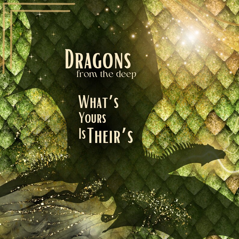 10 Fantasy Dragon Instagram Post Templates, Unique Maximalist Templates ...