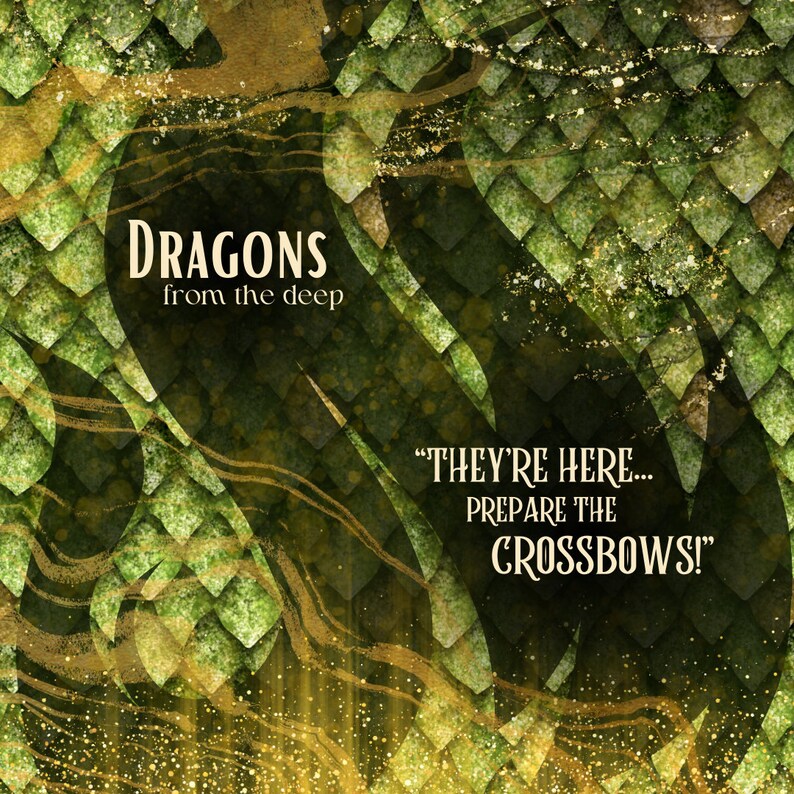 10 Fantasy Dragon Instagram Post Templates, Unique Maximalist Templates ...