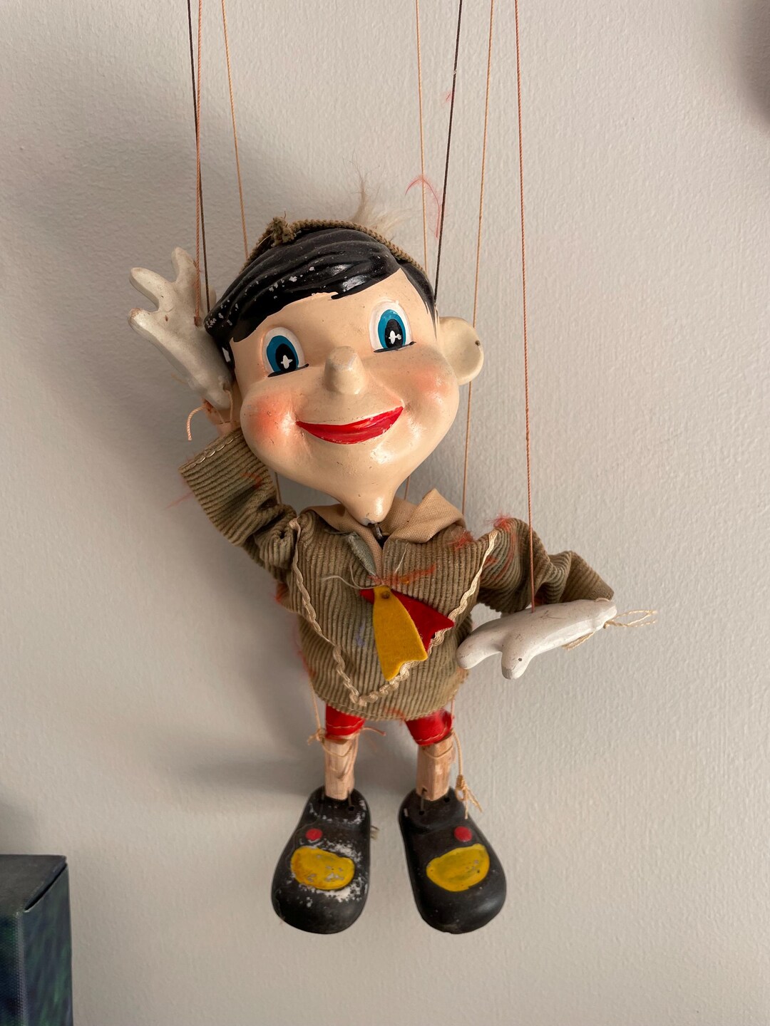 Vintage / Antique Boy Marionette Doll - Etsy