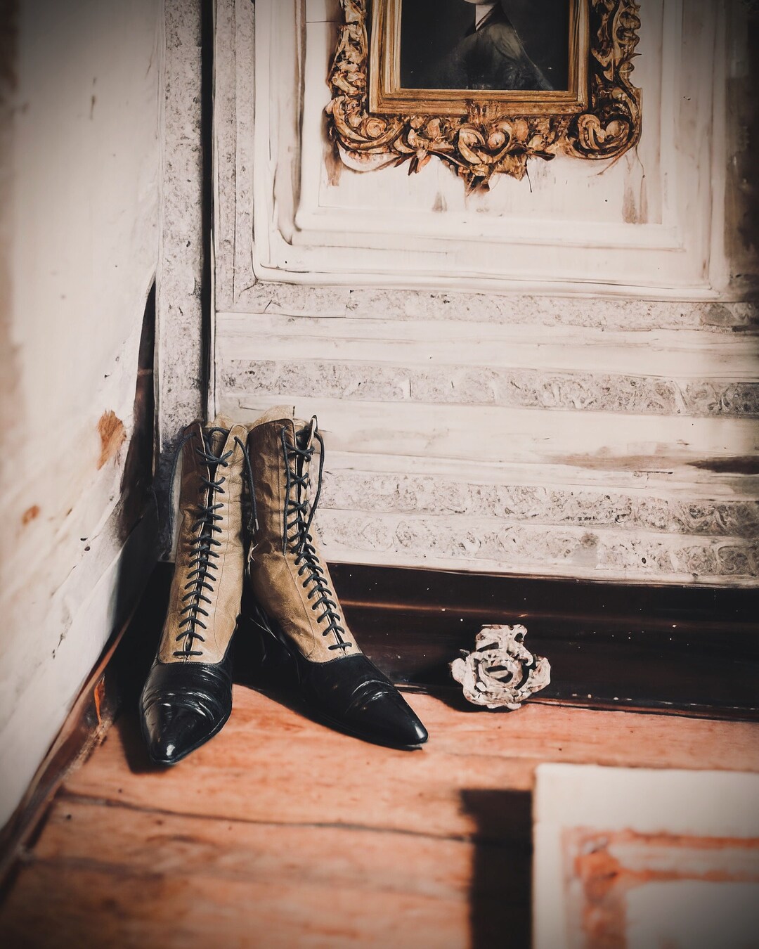 Victorian/edwardian Lace-up Boots From Hanan & Son USA, Antique Two ...