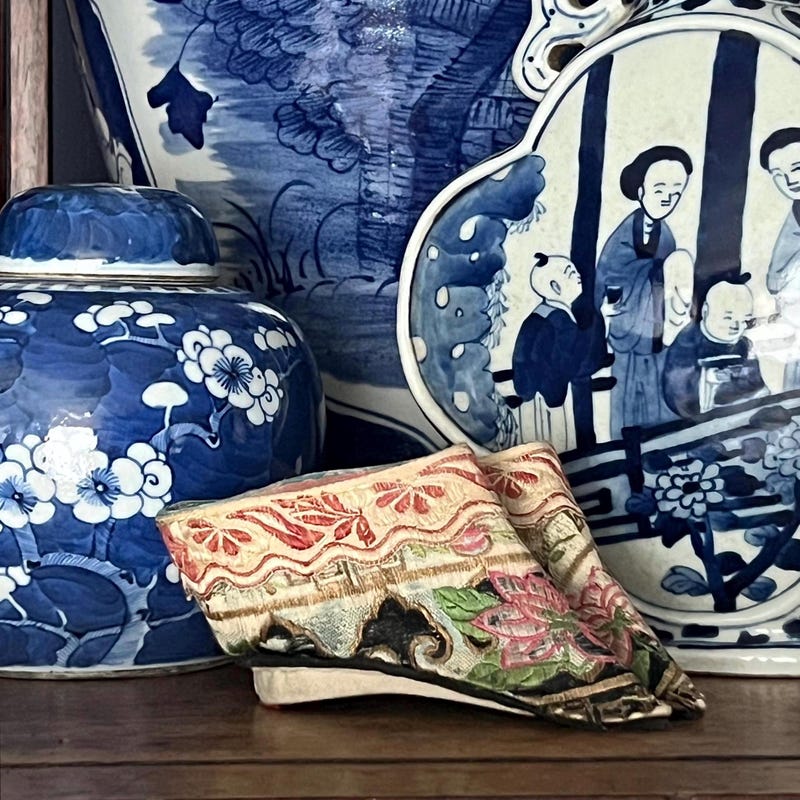 Antique Silk Shoes - Etsy