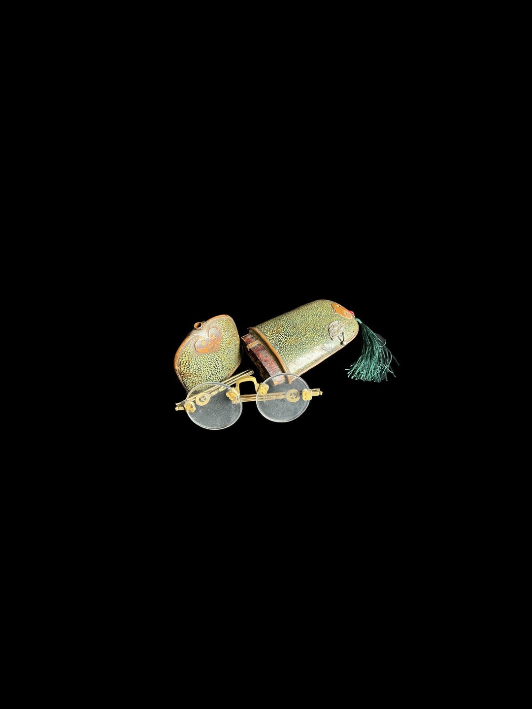 19th Century Chinese Scholar/ Spectacles Glasses With Fold-out Frame ...