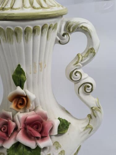 Bassano Ceramic Vase in the Shape of a Jug 38 Cm BEAUTIFUL DECORATION ...