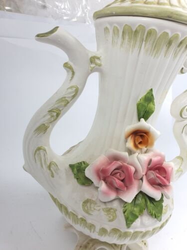 Bassano Ceramic Vase in the Shape of a Jug 38 Cm - BEAUTIFUL DECORATION ...