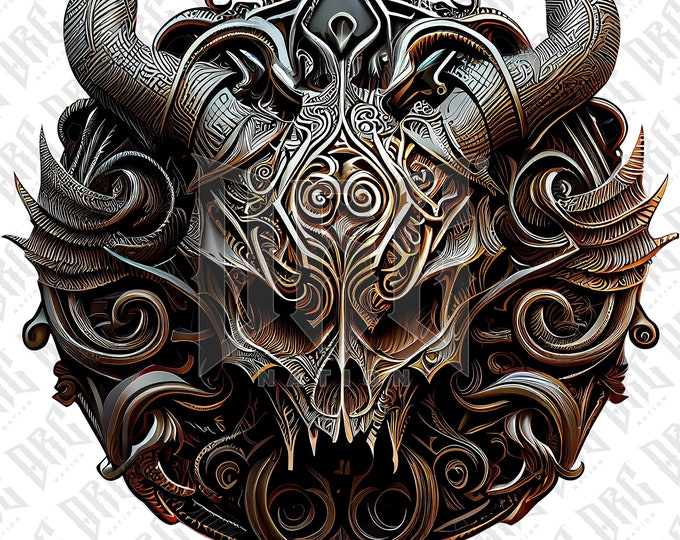 Devil Png Sublimation Design Download, Hand Drawn Skull Png, Skull Png ...