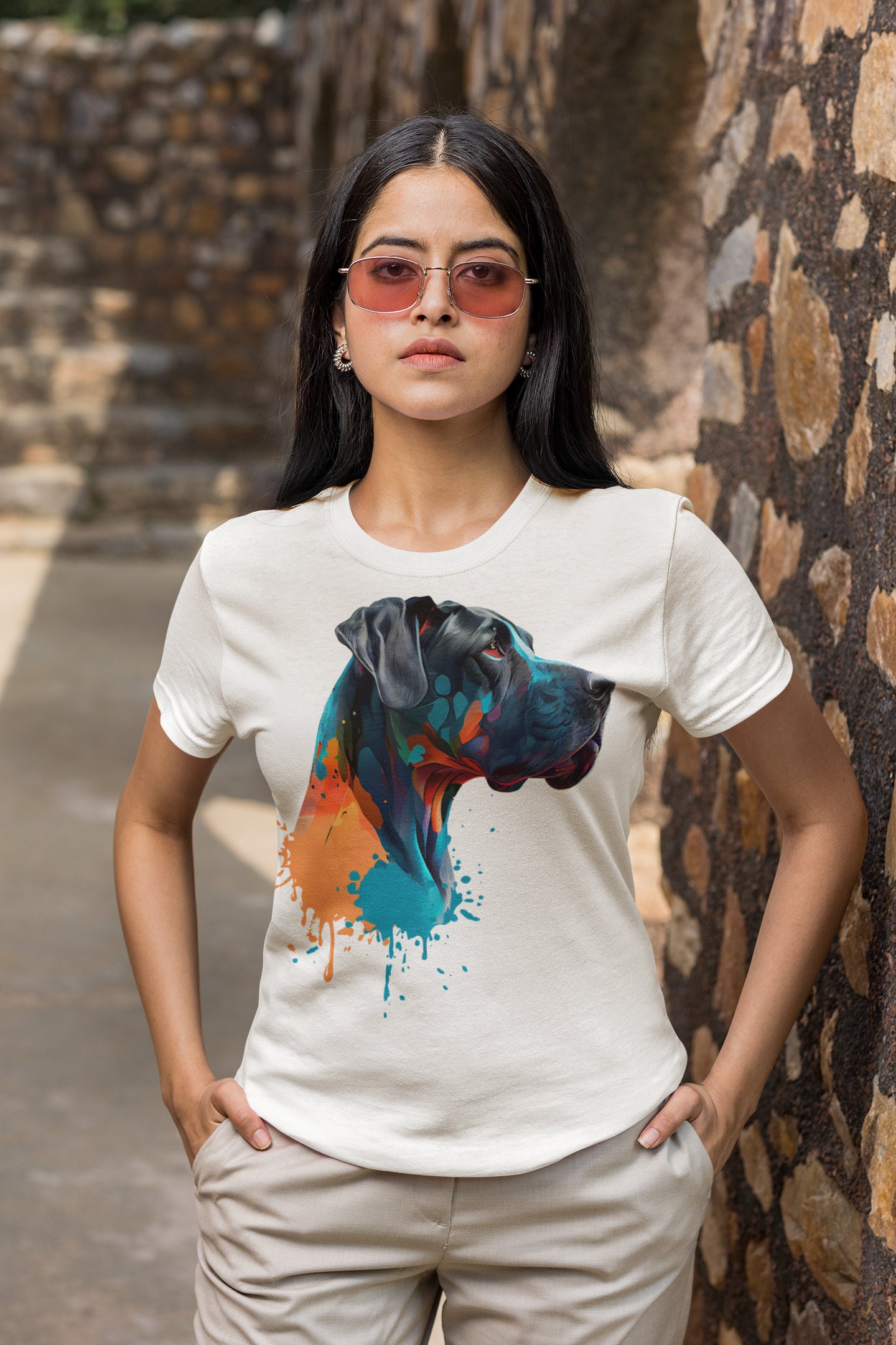 Great Dane PNG | Colorful Great Dane PNG Breed Sublimation for Shirts ...