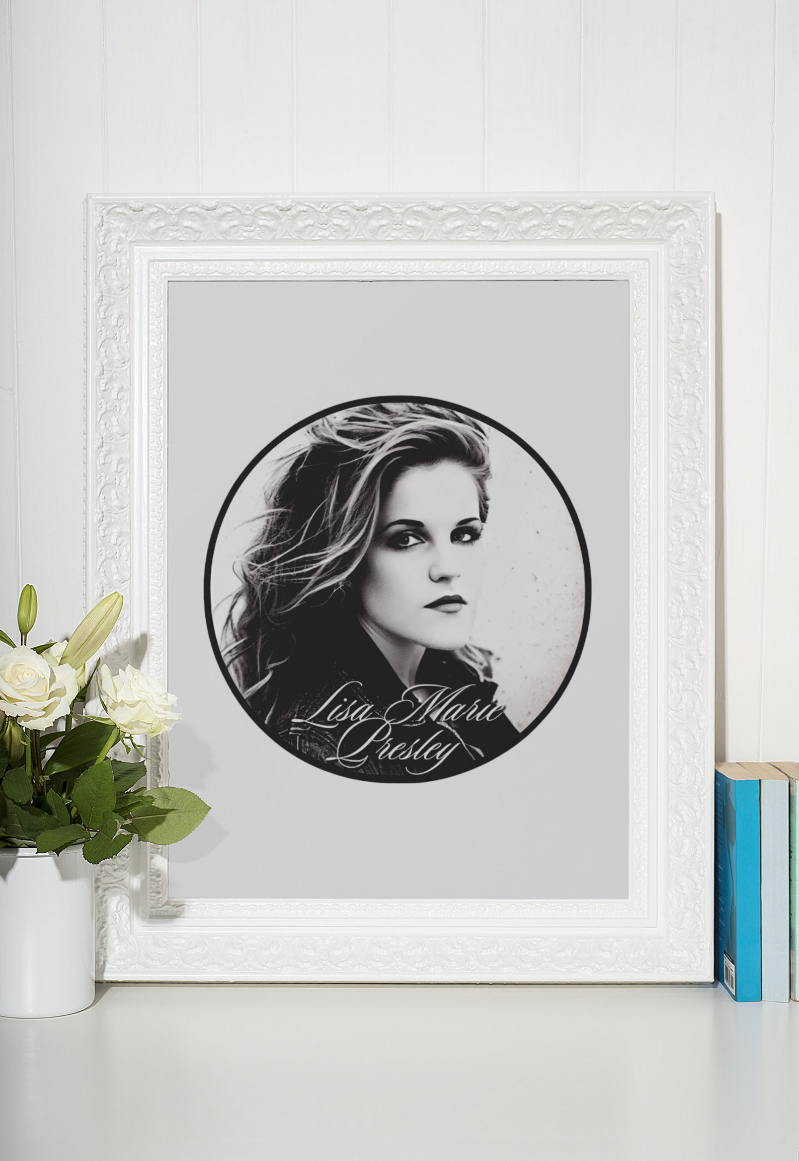Lisa Marie Presley PNG | Lisa Marie Presley Sublimation Design | Hand ...
