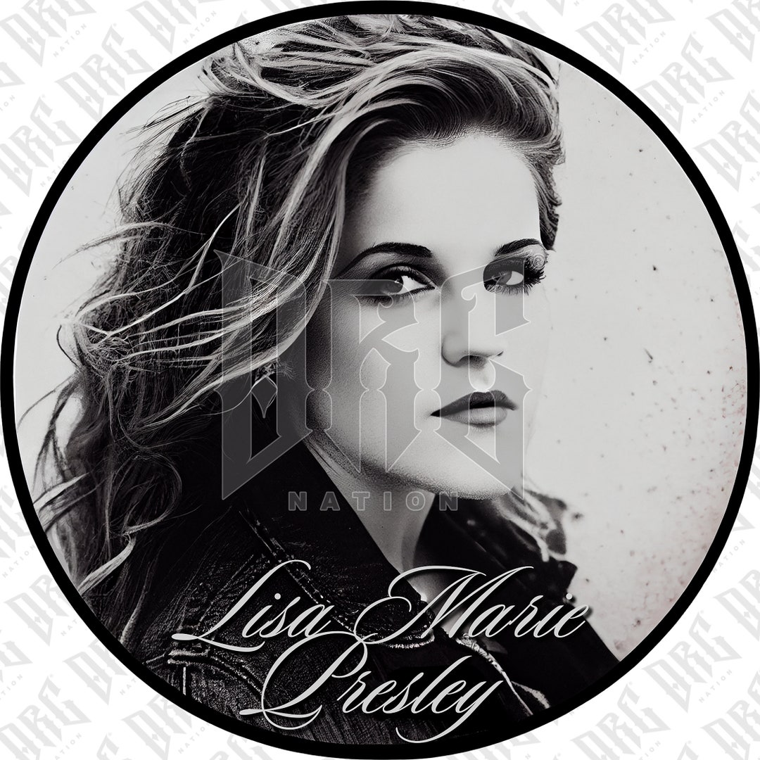 Lisa Marie Presley PNG | Lisa Marie Presley Sublimation Design | Hand ...
