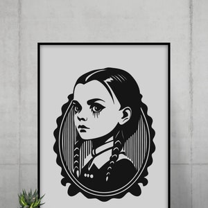 Wednesday Addams PNG Wednesday Sublimation Design Trendy Wednesday PNG ...