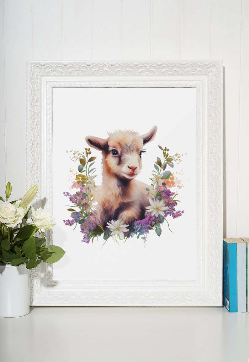 Baby Goat PNG Goat Sublimation for Shirts Art Mugs Tumbler - Etsy