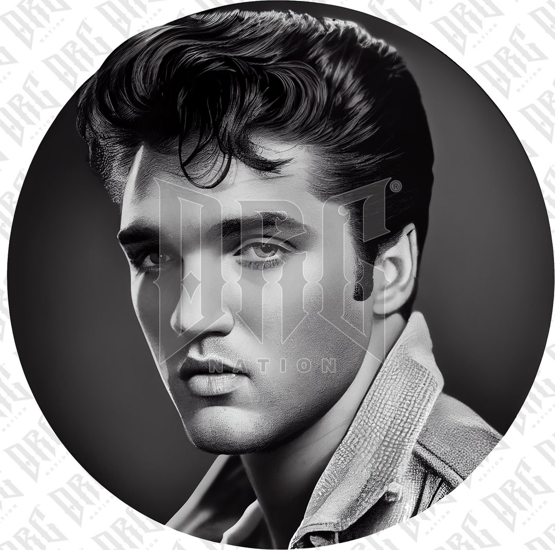 Elvis Presley PNG | Elvis Presley Sublimation Design | Hand Drawn Elvis ...