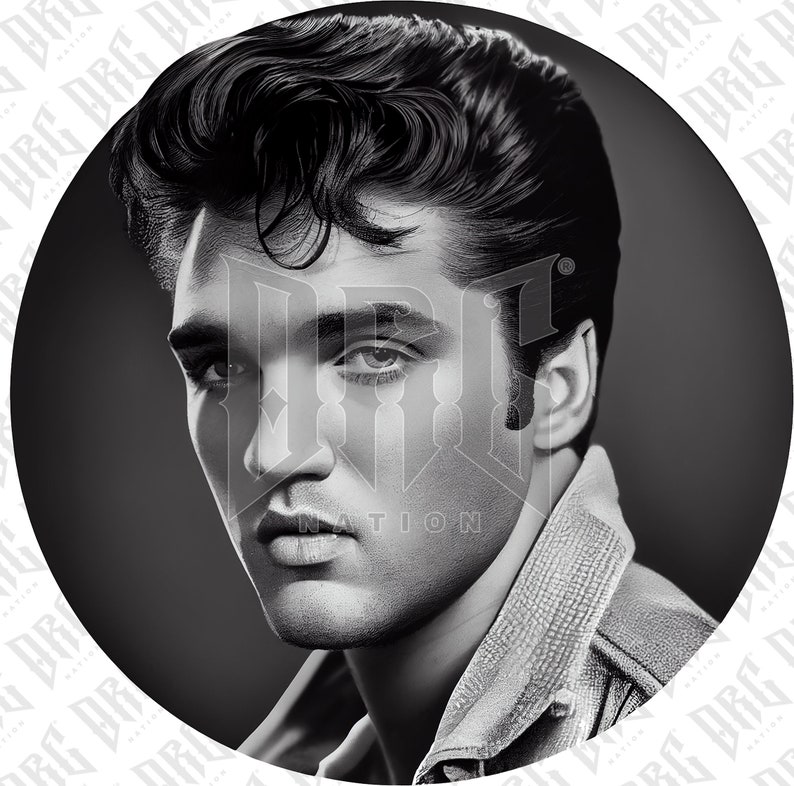 Elvis Presley PNG Elvis Presley Sublimation Design Hand - Etsy