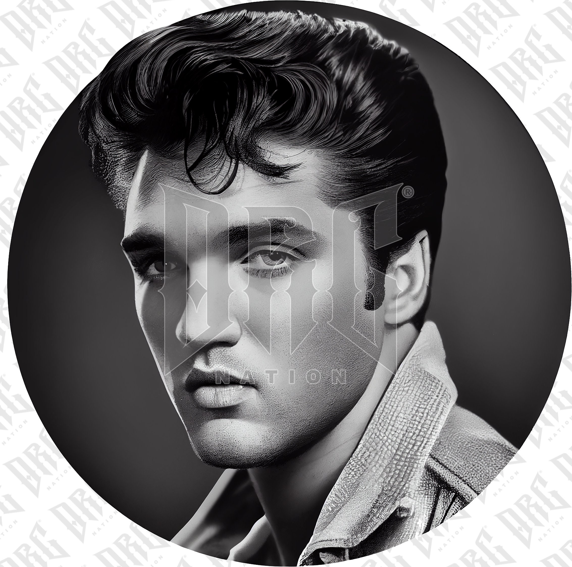 Elvis Presley PNG Elvis Presley Sublimation Design Hand - Etsy