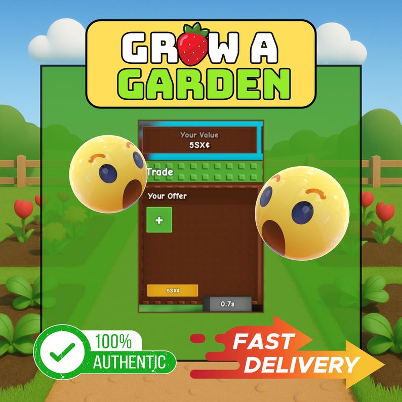 Grow A Garden | 5 Sextillion Sheckles via Trade Ticket (digital Product ...