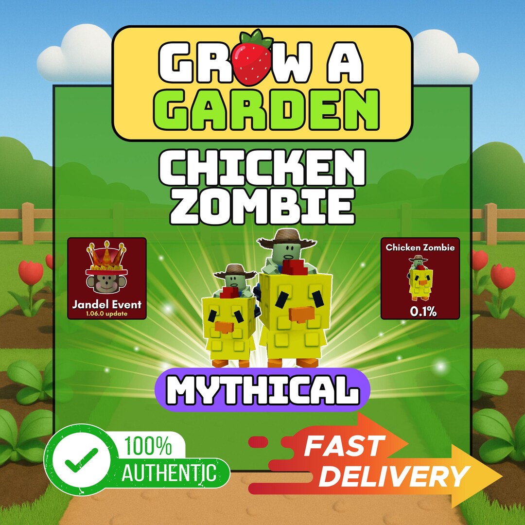 Grow A Garden Mythical Chicken Zombie Pet (digital) - Etsy UK