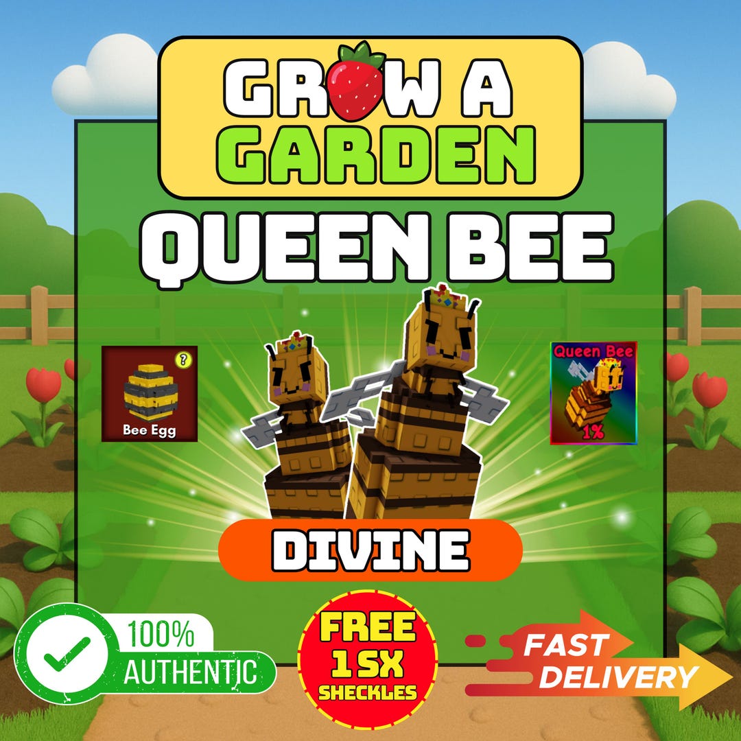 Queen Bee Pet Divine (1PC)| Grow a Garden | Cheap Fast Delivery Pet ...