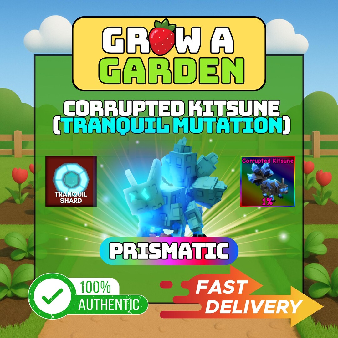 Corrupted Kitsune (tranquil Mutation) Grow a Garden | Cheap Fast ...