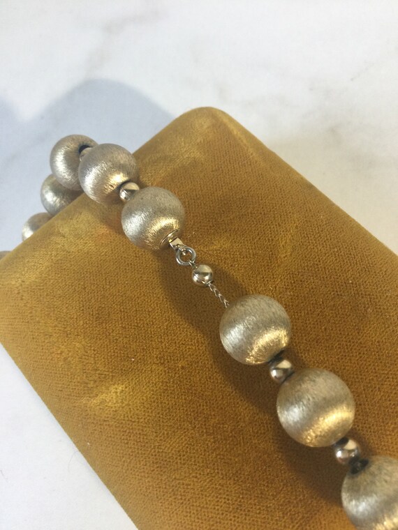 Wonderful vintage signed NAPIER hand textured gold pl… - Gem