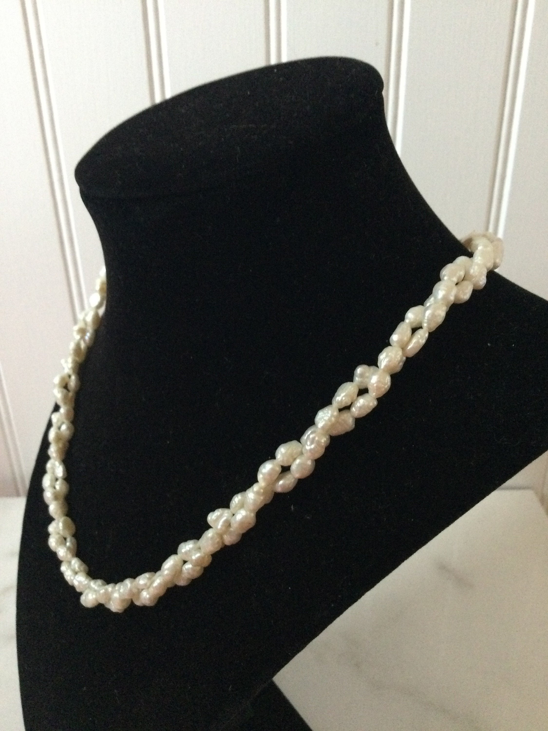 Rice Pearl Seed Pearls Japan Made Double Strand Twisted - Etsy