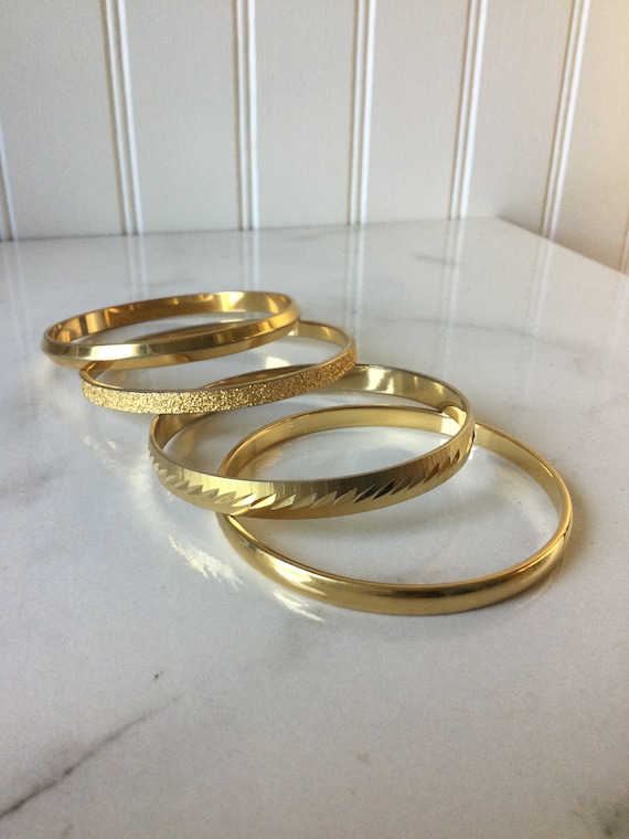 4 monet bangles - Gem