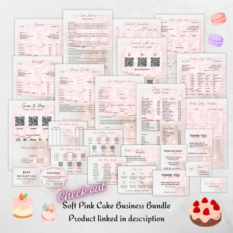 Cottage Law Bakery Label Canva Template | Editable Round Sticker, Cake ...