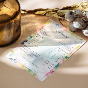 Cake Shop Receipt Editable Canva Template | Bakery Receipt | Cake Shop ...
